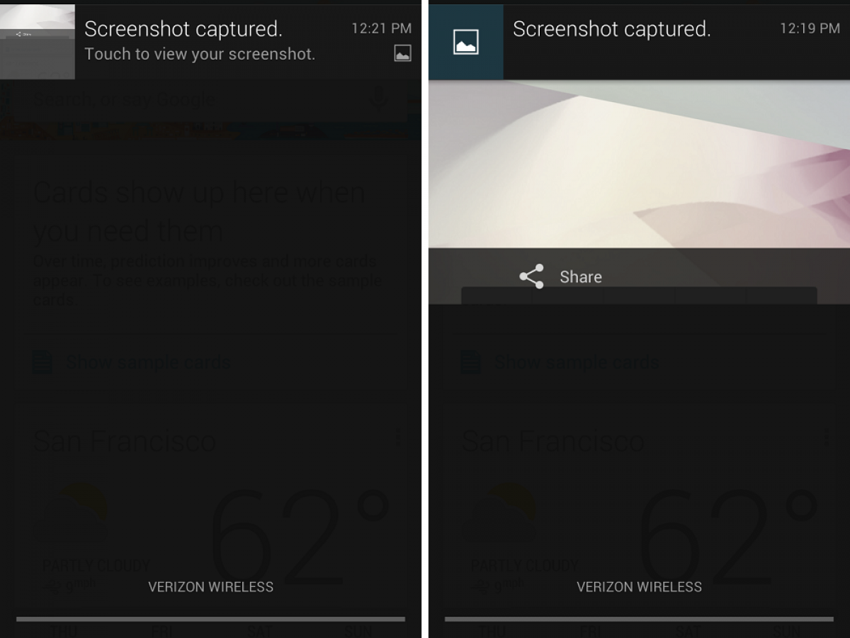 Jelly Bean Android Screenshots