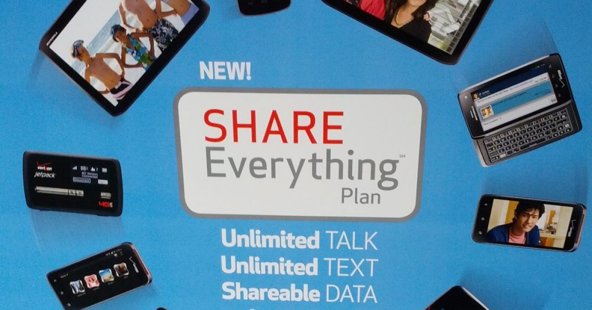 Verizon's Share Everything Plans are Officially Here