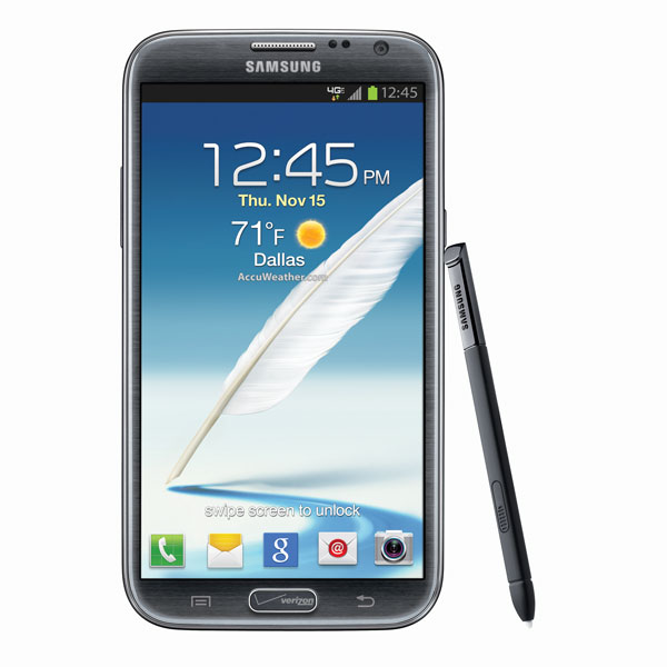 Samsung Posts Verizon Galaxy Note 2 Gallery Home Button Branding