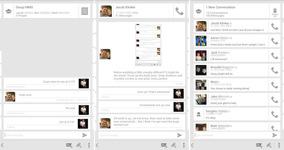 Sliding Messaging Updated, Brings New UI and Google Now-like Card Layout Sliding Messaging Updated, Brings New UI and Google Now-like Card Layout