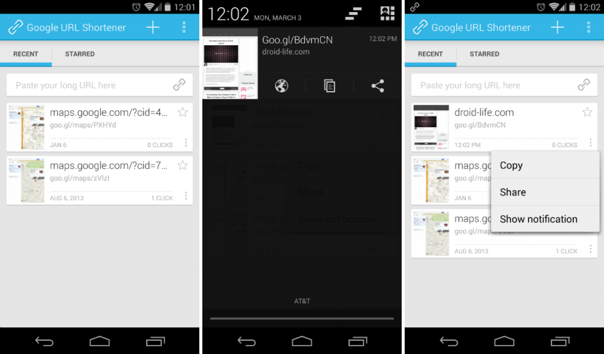 Well-used Google URL Shortener Android App Released, Totally Free of Charge