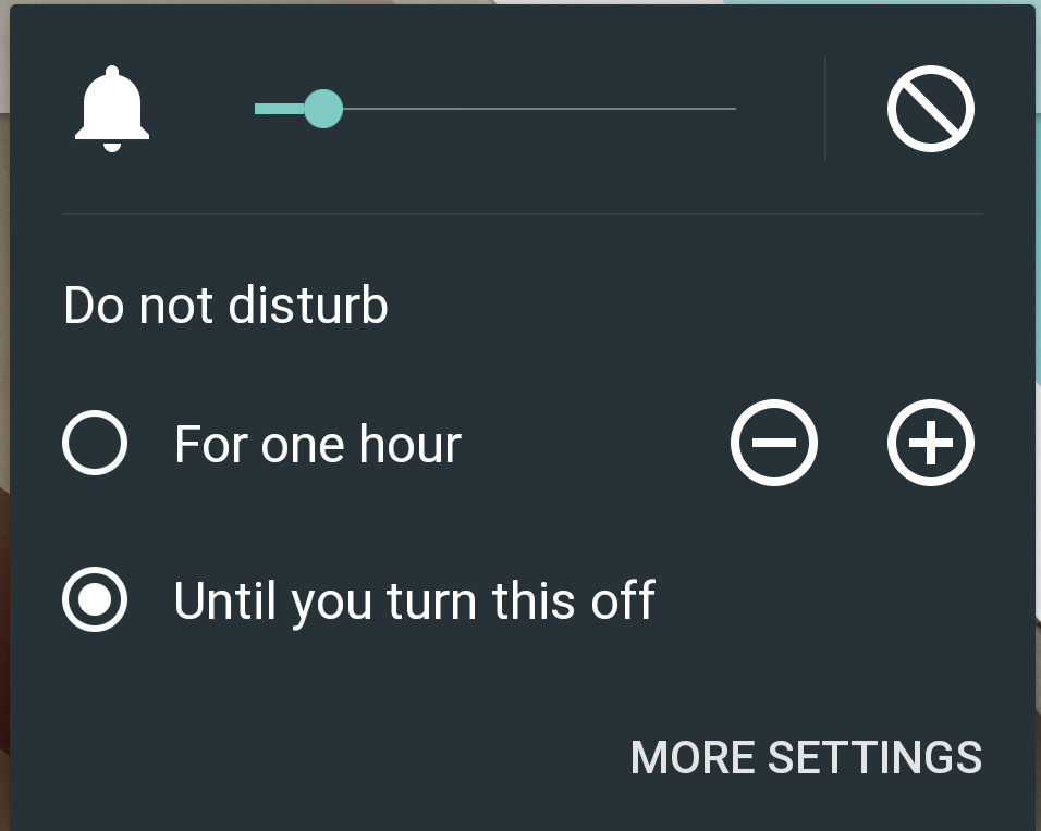 Android L Features: Do Not Disturb Mode Android L Features: Do Not Disturb Mode