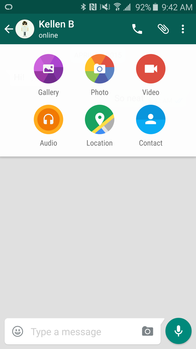 Whatsapp Gets Material Design Makeover