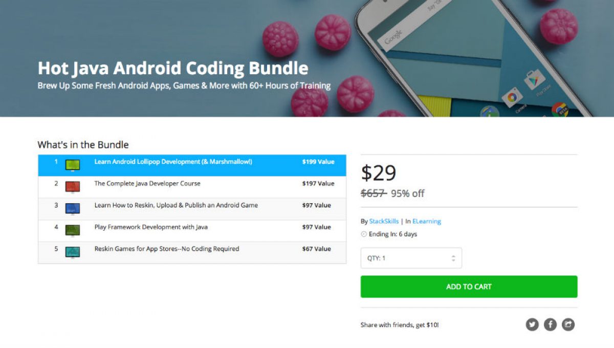 Deal: Pick up the Hot Java Android Coding Bundle for $29