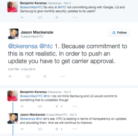 HTC America President: Monthly Security Updates Not Realistic, Because ...