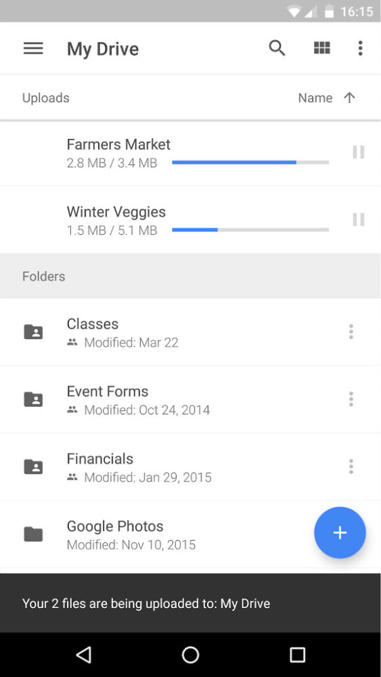 Google Drive Delivers Inline Uploads, Upload Progress Bar