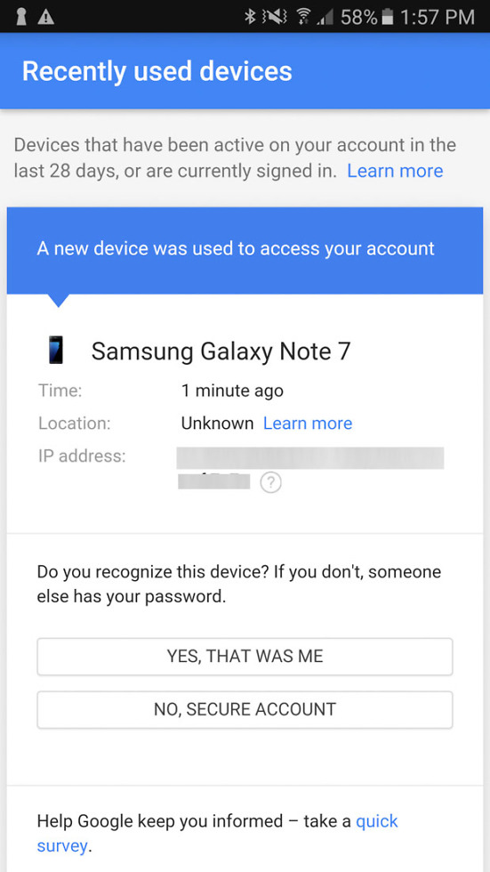Google's Instant Native Notification Warnings for New Device Logins are ...