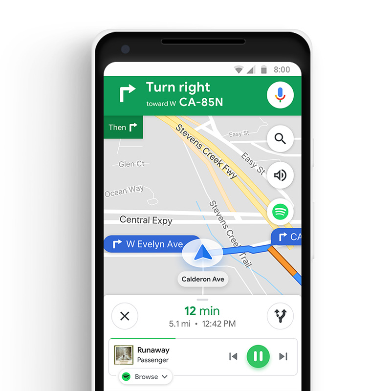 Google Maps Adds Music Integration, Better Commute Controls, More Google Maps Adds Music Integration, Better Commute Controls, More