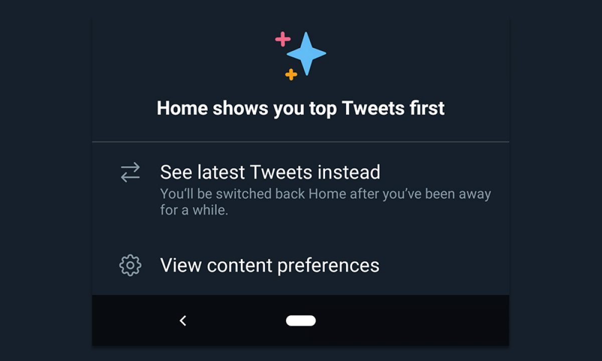 Twitter for Android Gets Quick Toggle for Showing Latest Tweets