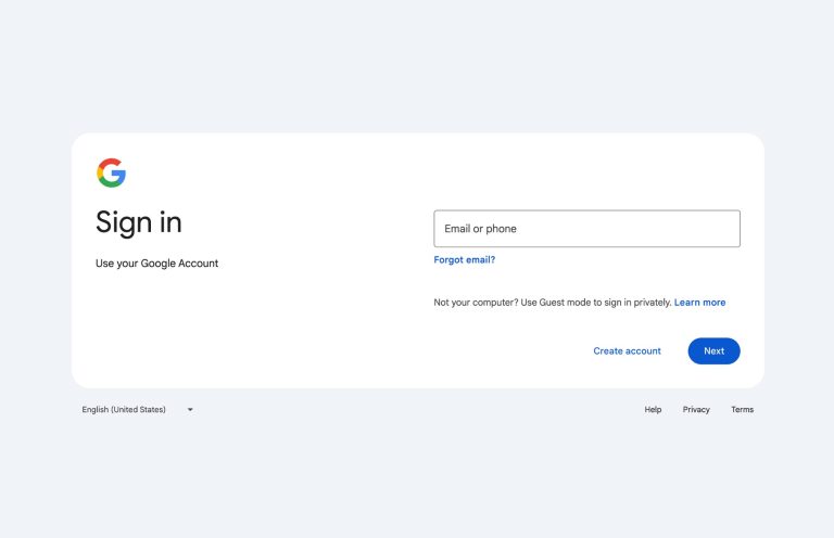 Here's the New Google Account Sign In Page