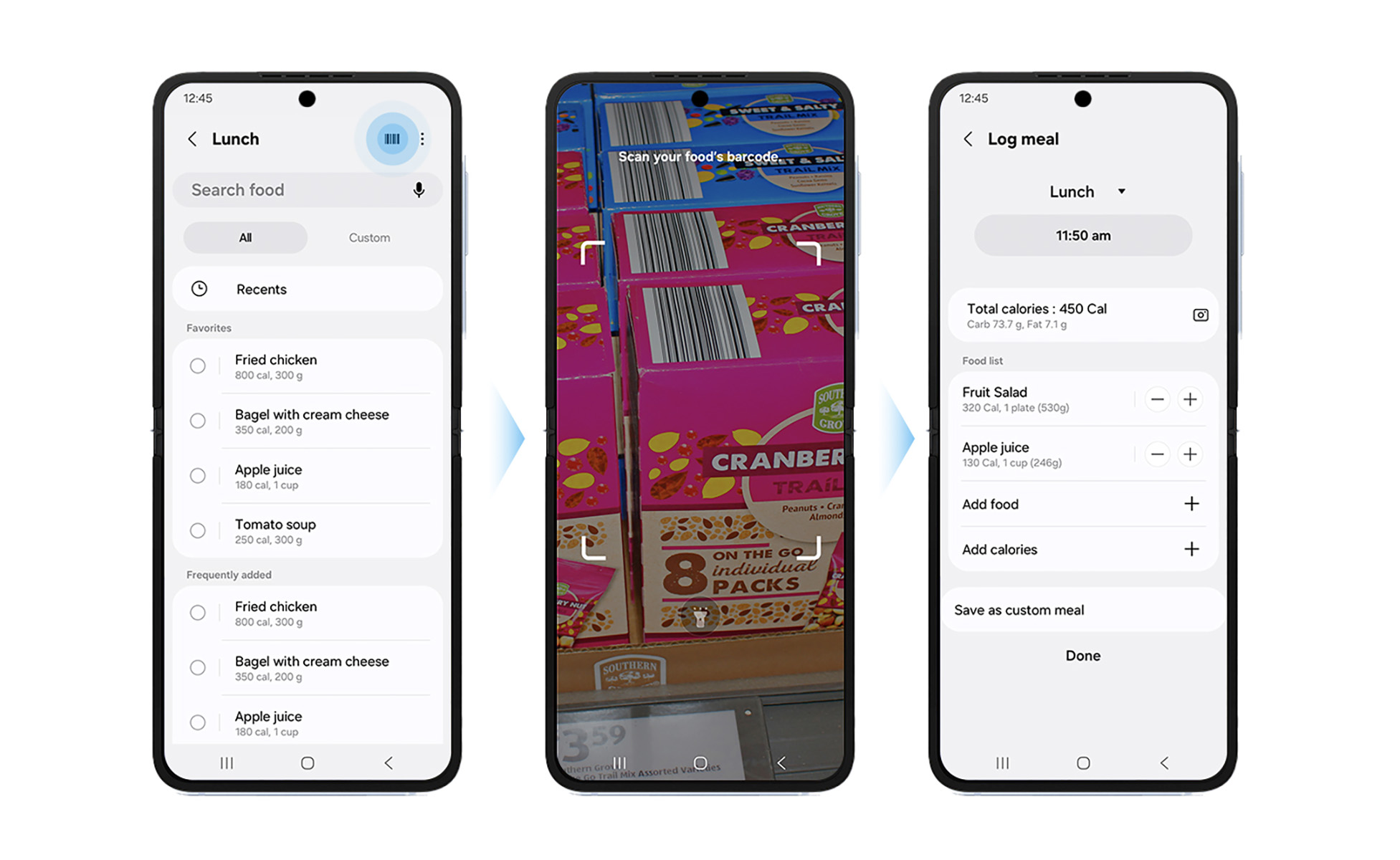 Samsung Health Adds Food Barcode Scanning, Health Record Viewing