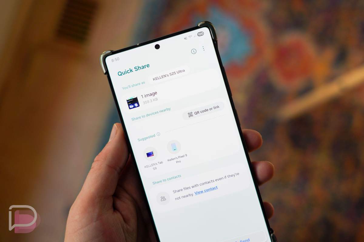 Samsung's Hot New Quick Share in One UI 8 Beta